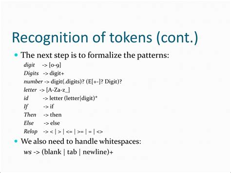 ppt lexical analysis powerpoint presentation free download id 9662470