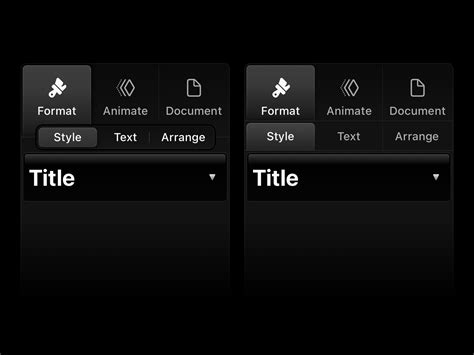 Nested Menus Keynote By Anh Nguyen On Dribbble
