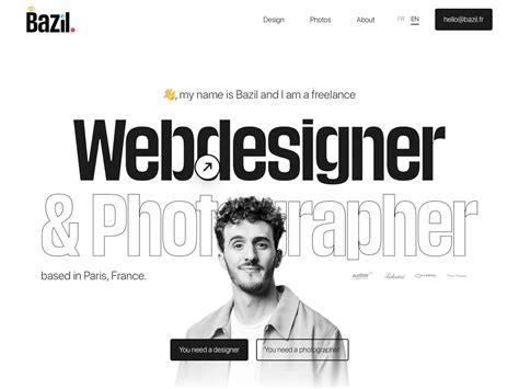 bazil portfolio aards honorable mention portfolio web design