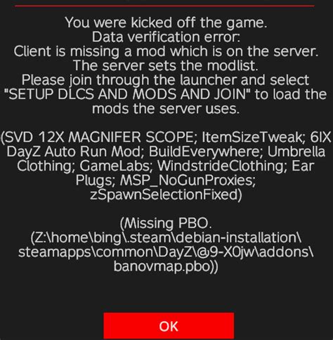 Issue Loading Mods Server Issue Issue Bastimeyer Dayz Linux Cli Launcher GitHub