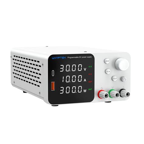 WANPTEK Lab Bench Power Supply 300W EU Plug Laboratory Switching Power Supply Unit 30V 10A