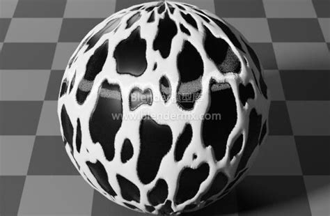 Blender 棕色毛发材质球纹理贴图下载 Blender模型库