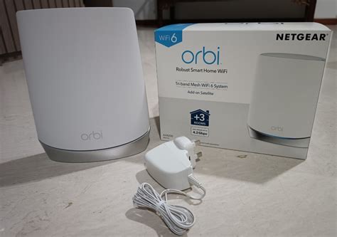 Netgear Rbs750 Orbi Ax4200 Tri Band Mesh Wifi 6 Add On Satellite Satellite Only Computers