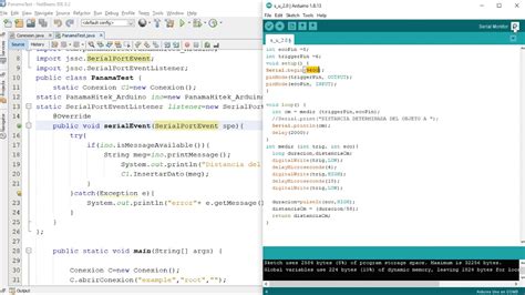 conexion arduino java base de datos youtube