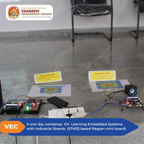 WORKSHOP ON EMBEDDED SYSTEMS Vaagdevi Engineering College