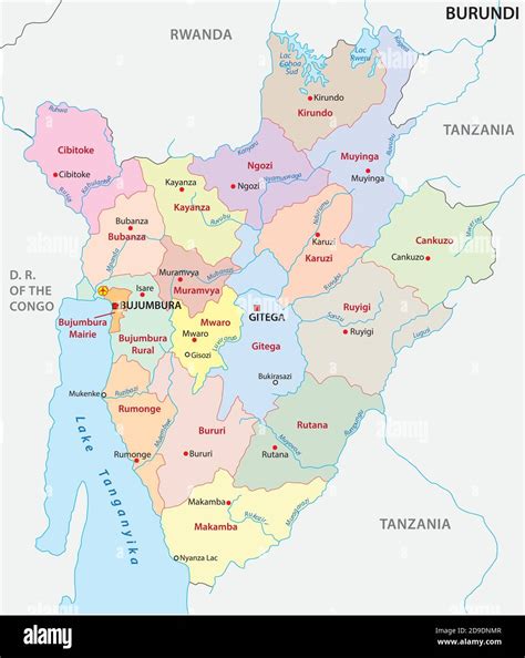 Burundi On Africa Map