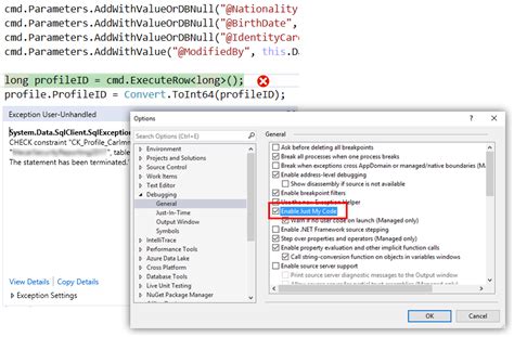 Targetinvocationexception How To Break On The Correct Line