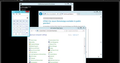 The Microsoft Platform Html5 Updates And Improvements For Azure Remoteapp