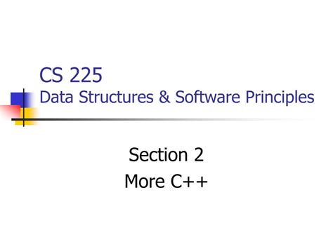 ppt cs 225 data structures and software principles powerpoint