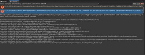 unity error r unity