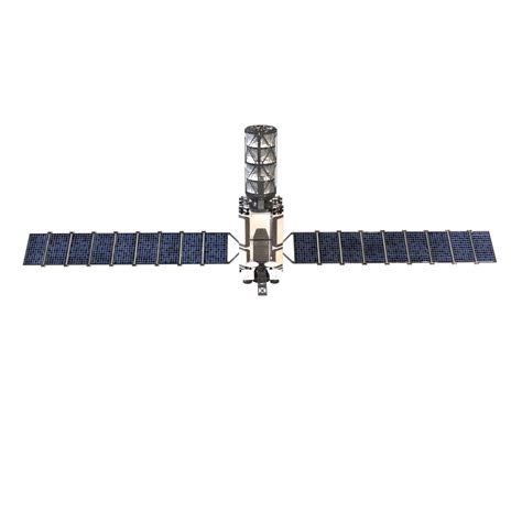3d orbital space telescope model turbosquid 1513367