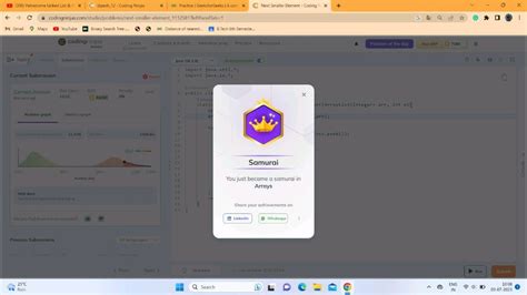 Dipesh Das On Linkedin Coding Learning Dsa Arrays