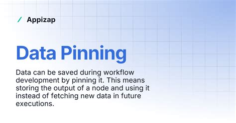 Data Pinning Appizap