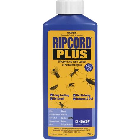 Ripcord Plus Insect Pest Control Concentrate 200ml Clear Mitre10