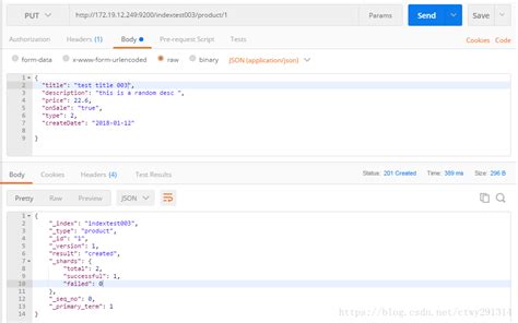 Elasticsearch 通过 Restful Api 操作数据es 通过接口保存 Csdn博客