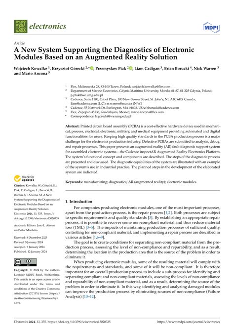 pdf a new system supporting the diagnostics of electronic modules