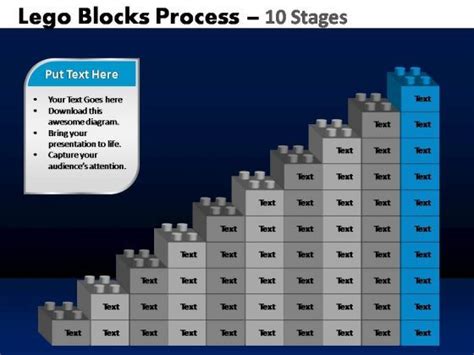 PowerPoint Designs Graphic Lego Blocks Ppt Template