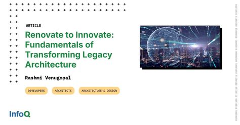 Why Legacy Systems Are Crucial For Innovation Infoq Posted On The Topic Linkedin