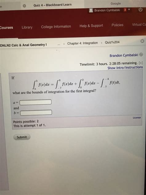 Solved If Integral B A F X Dx Integral 0 7 F X Chegg Com