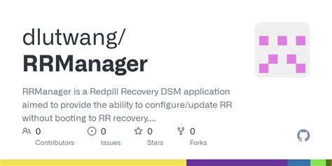Rrmanager Readme Md At Main Dlutwang Rrmanager Github