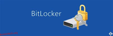 Windows의 전체 디스크 암호화fde Bitlocker 및 대안