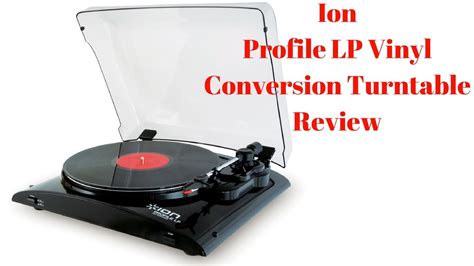Ion Profile LP Vinyl Conversion Turntable Review - YouTube