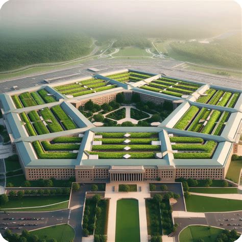 Ai Reimagines Famous U S Buildings With A Green Living Roof
