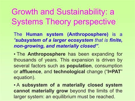 Growth In A Finite World Sustainability And The Exponential Function