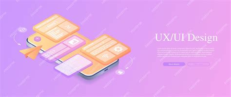 Premium Vector Creates A Custom Design For A Mobile Application Ui Ux