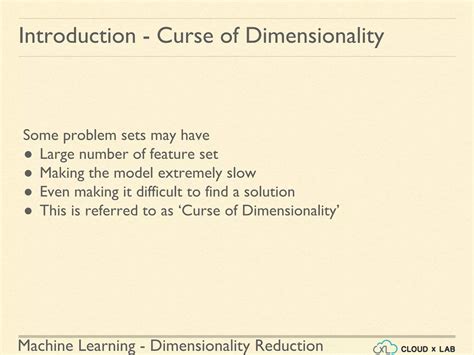 Dimensionality Reduction Machine Learning Cloudxlab Pptx
