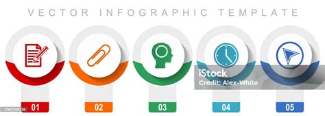 교육 아이콘 세트 레지스터 첨부 머리 시계 및 탐색 화살표와 같은 기타 벡터 아이콘 현대적인 디자인 인포 그래픽 템플릿 개념에 대한 스톡 벡터 아트 및 기타 이미지 Istock