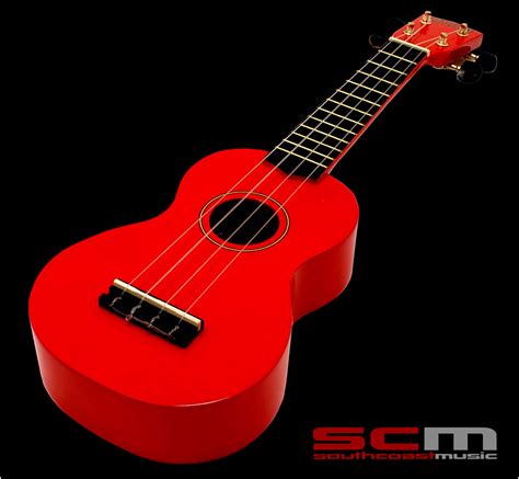 Mahalo U30r Red Soprano Ukulele Brand New With Gig Bag South Coast Music