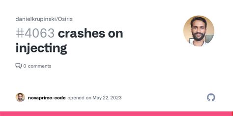 crashes on injecting · issue 4063 · danielkrupinski osiris · github