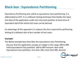 Test Case Design Techniques PPTX Computing Technology Computing