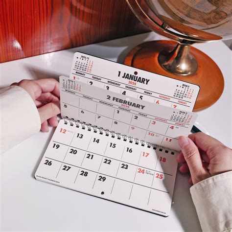 도큐멘토 블랙 포켓 캘린더 2024 위시버킷