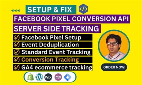 Setup Or Fix Facebook Pixel Conversion Api Ga4 Ecommerce Server Side Tracking By Shohan Ppc Fiverr