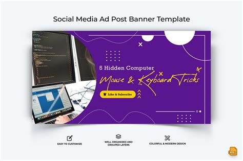 Computer Hacking Tricks Facebook Ad Post Graphic By 3djagan · Creative