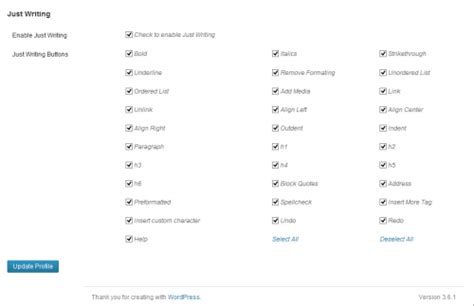 Wordpress Distraction Free Writing Mode Enhanced Wp Tavern