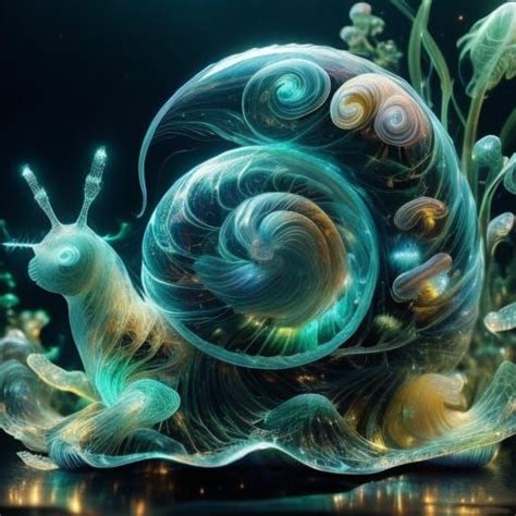 Bioluminescent Glass Snail Bioluminescent Glass Snail