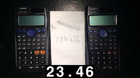 Casio Fx 85gt Plus V Casio Fx 85es Youtube