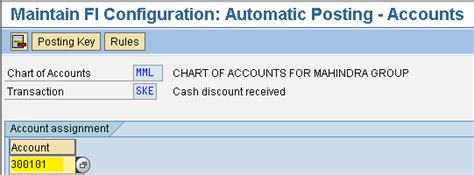 SAP FICO MODULE LEARNING Assignment Of Account For Automatic Postings