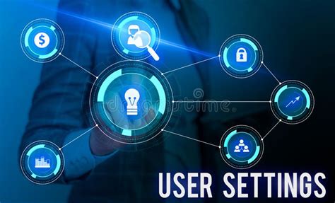 Conceptual Hand Writing Showing User Settings Business Photo Showcasing Configuration Of