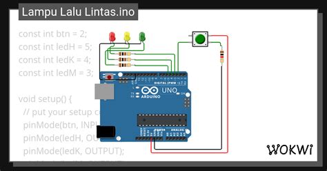 Lampu Lalu O Wokwi Esp32 Stm32 Arduino Simulator