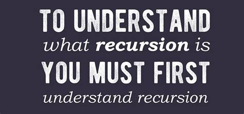 Understanding Recursion