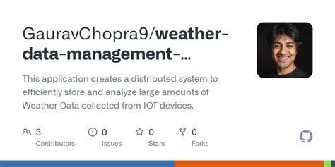 Github Gauravchopra9 Weather Data Management System This Application Creates A Distributed