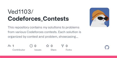 Github Ved1103codeforcescontests This Repository Contains My