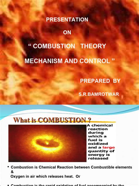 Combustion Theory PPT Original | Download Free PDF | Combustion | Atmosphere Of Earth