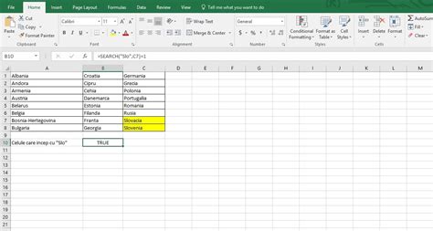 EXCEL Functii Text Functia SEARCH Cursuri Excel