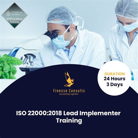 Iso 22000 2018 Lead Implementer Training Finesse Consults