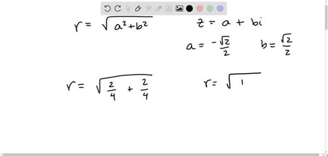 solved a complex number and its modulus graph the complex number and